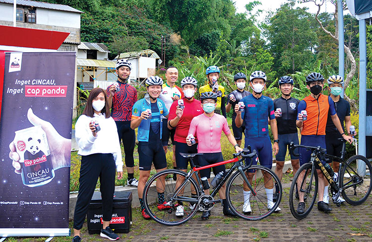 Cap Panda Mendukung Komunitas Gowes Sehat